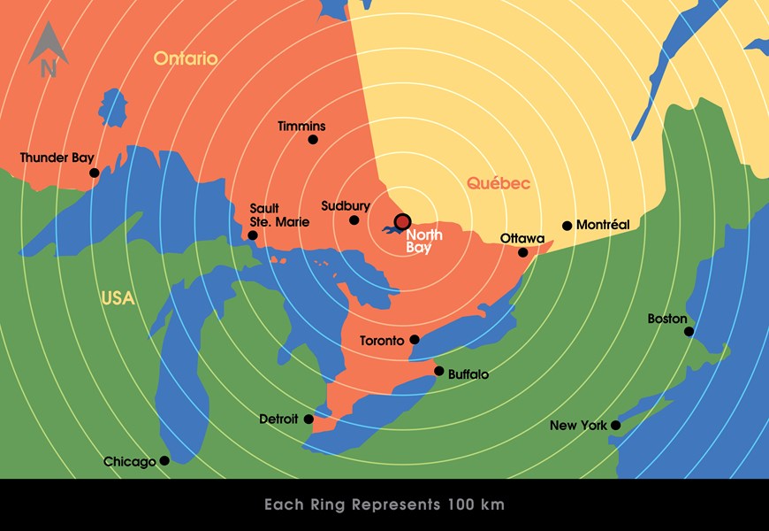 North Bay Maps - YYB Jack Garland Airport